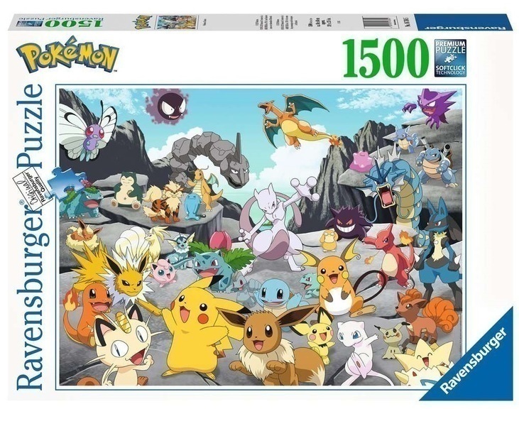 Puzzle Pokémon Classics 1500 pcs | Greenweez