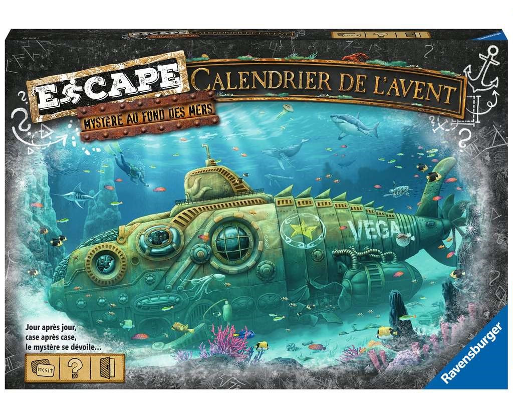 Calendrier de l'Avent Escape : Mystère au Fond des Mers | Greenweez