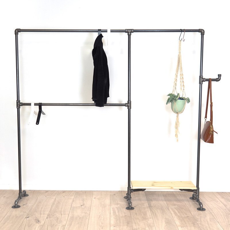 LE PORTANT VÊTEMENT ACIER - LINGÉNIEUX - 220 cm - Porte sac | Greenweez