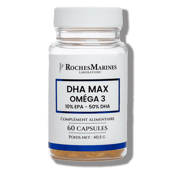 DHA MAX OMÉGA 3 - Mémoire et cœur - 60 capsules | Greenweez