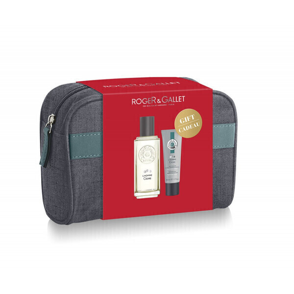 Roger Gallet Trousse Homme Cèdre Eau de Toilette 100Ml et Gel Do ...