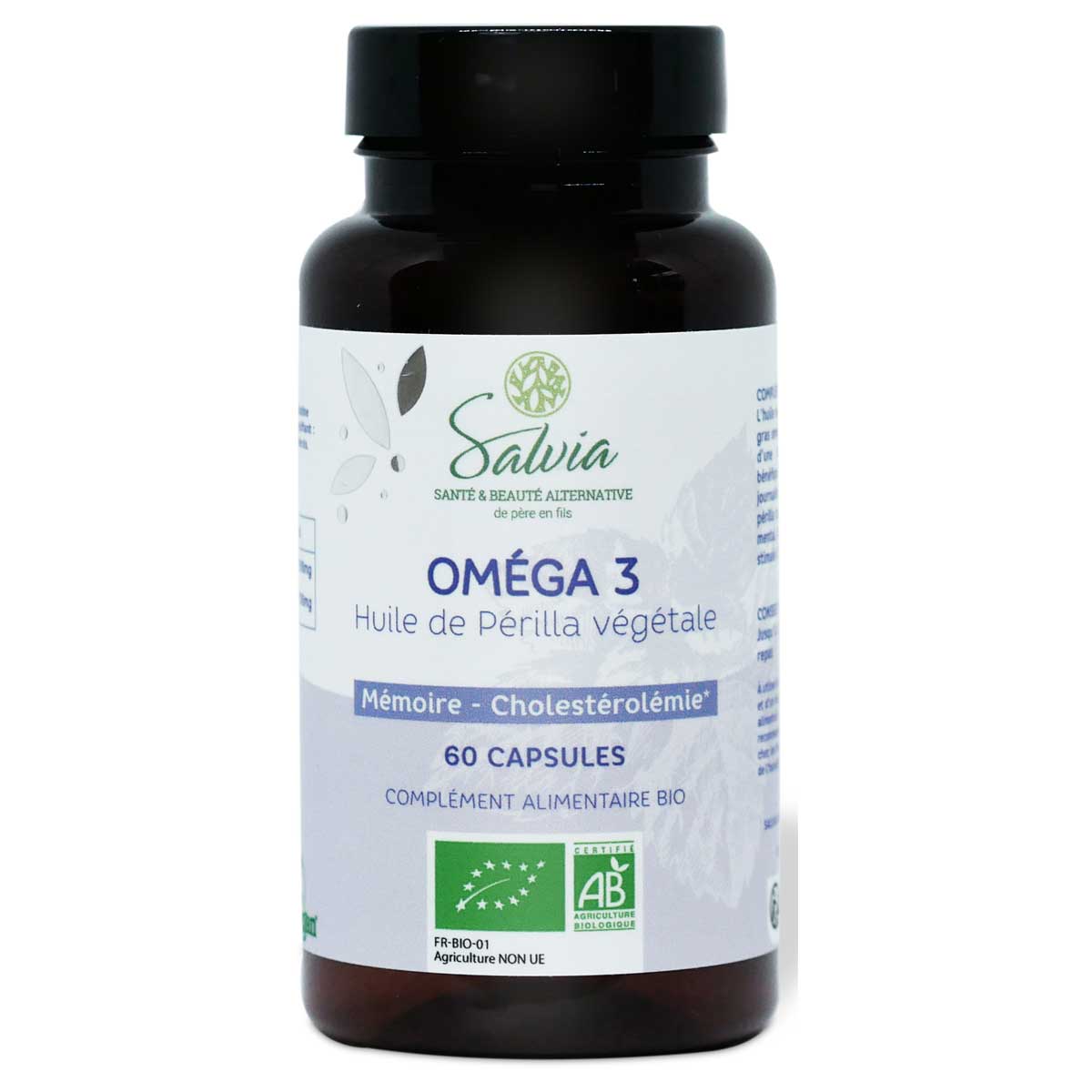 Oméga 3 Huile de périlla végétale 60 capsules | Greenweez