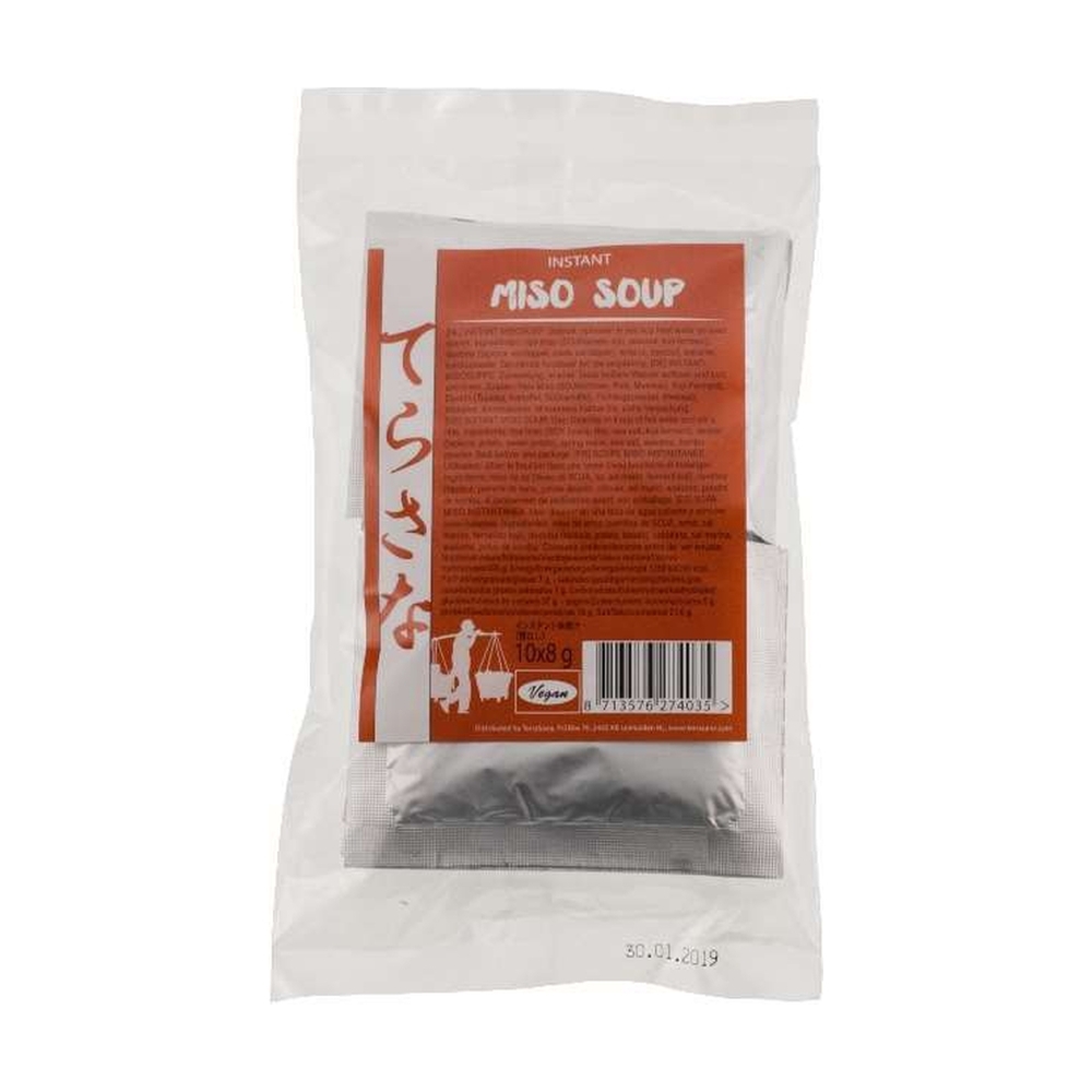 Soupe Instantanée Miso 10 sachets de 80g | Greenweez