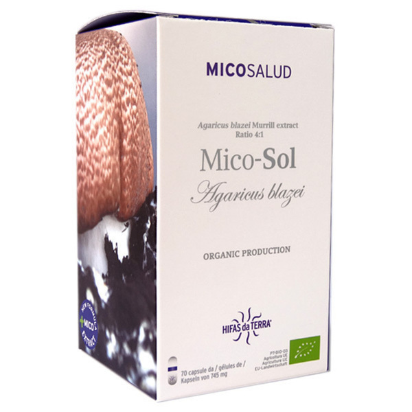 Champignon - Mico-Sol - Agaricus blazei - Bio - 70 gélules - 745 ...
