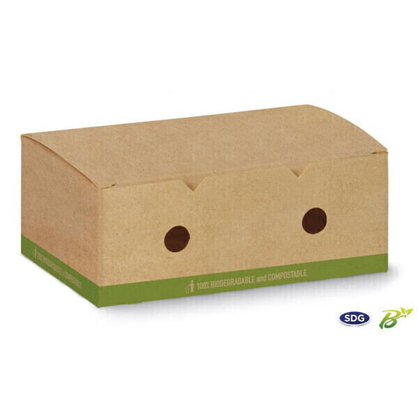 Boîte en Carton Biodégradable à Emporter - Lot de 600 - SDG | Greenweez