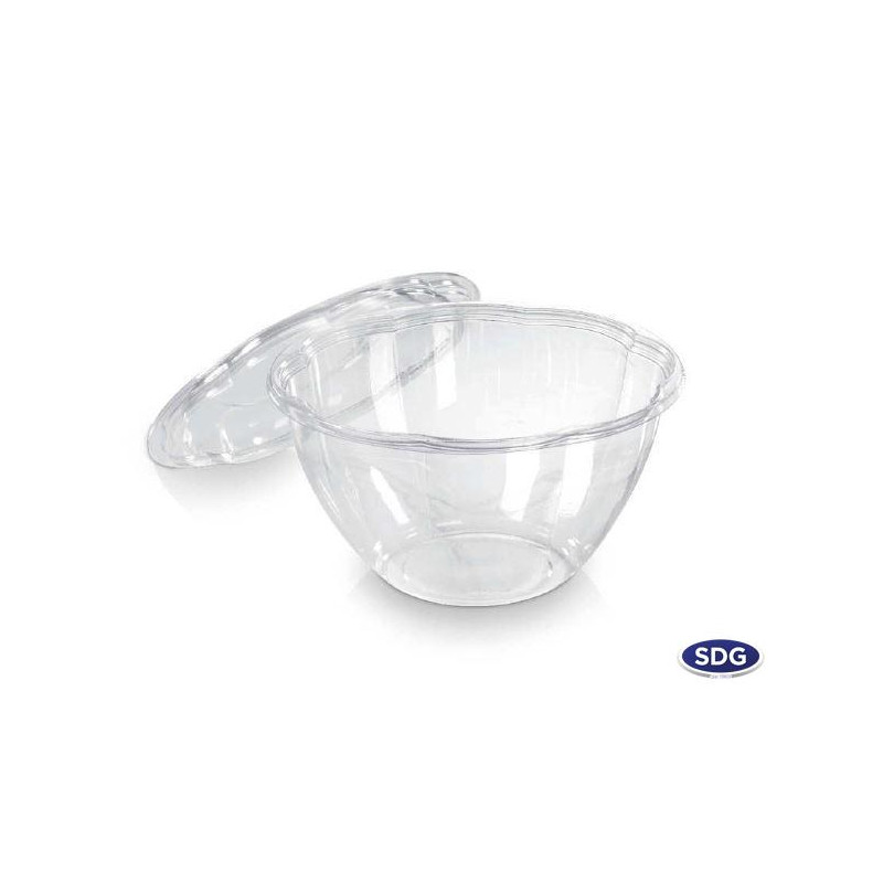 Bol Boule Transparent en PLA 950 ml - Lot de 50 - SDG | Greenweez