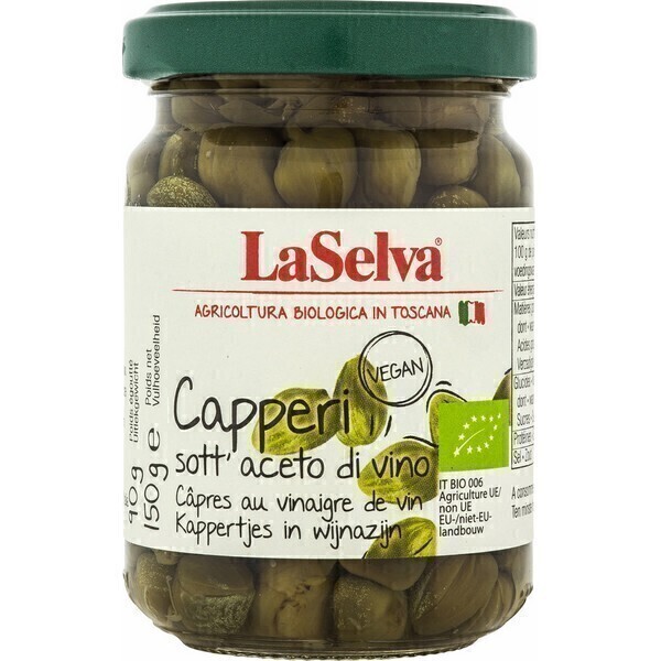 La Selva Câpres au vinaigre bio 150g | Greenweez