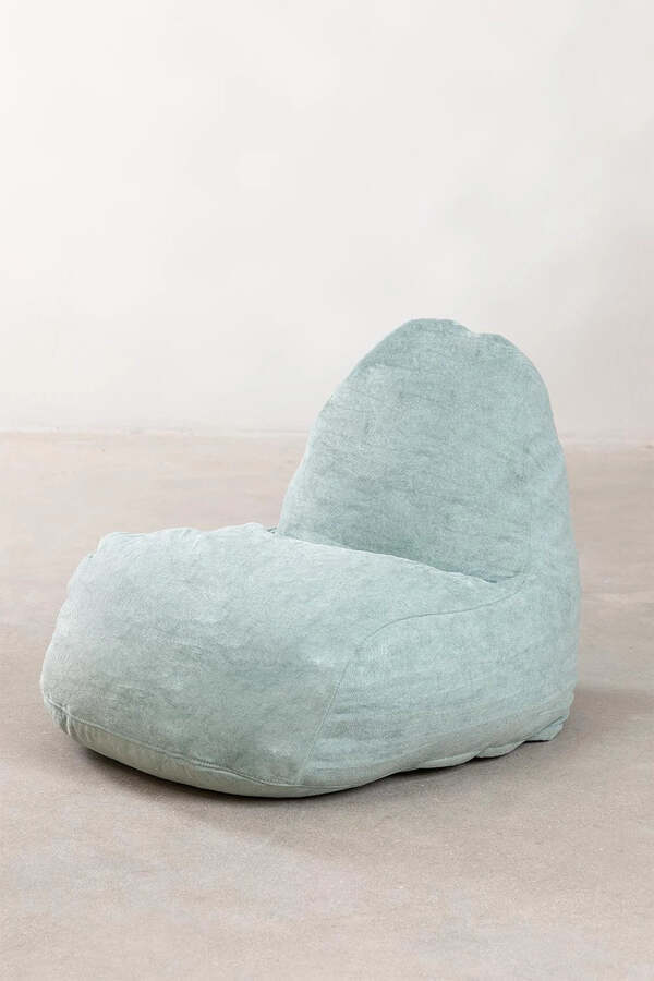 Pouf avec dossier Quim kids bleu | Greenweez