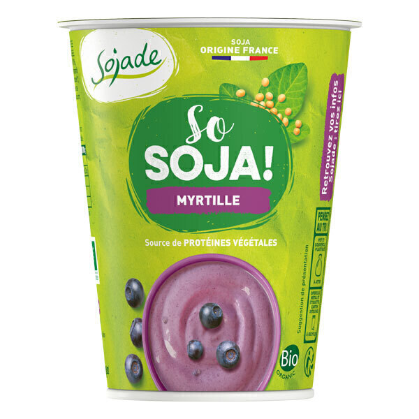 Dessert myrtille au soja 400g | Greenweez