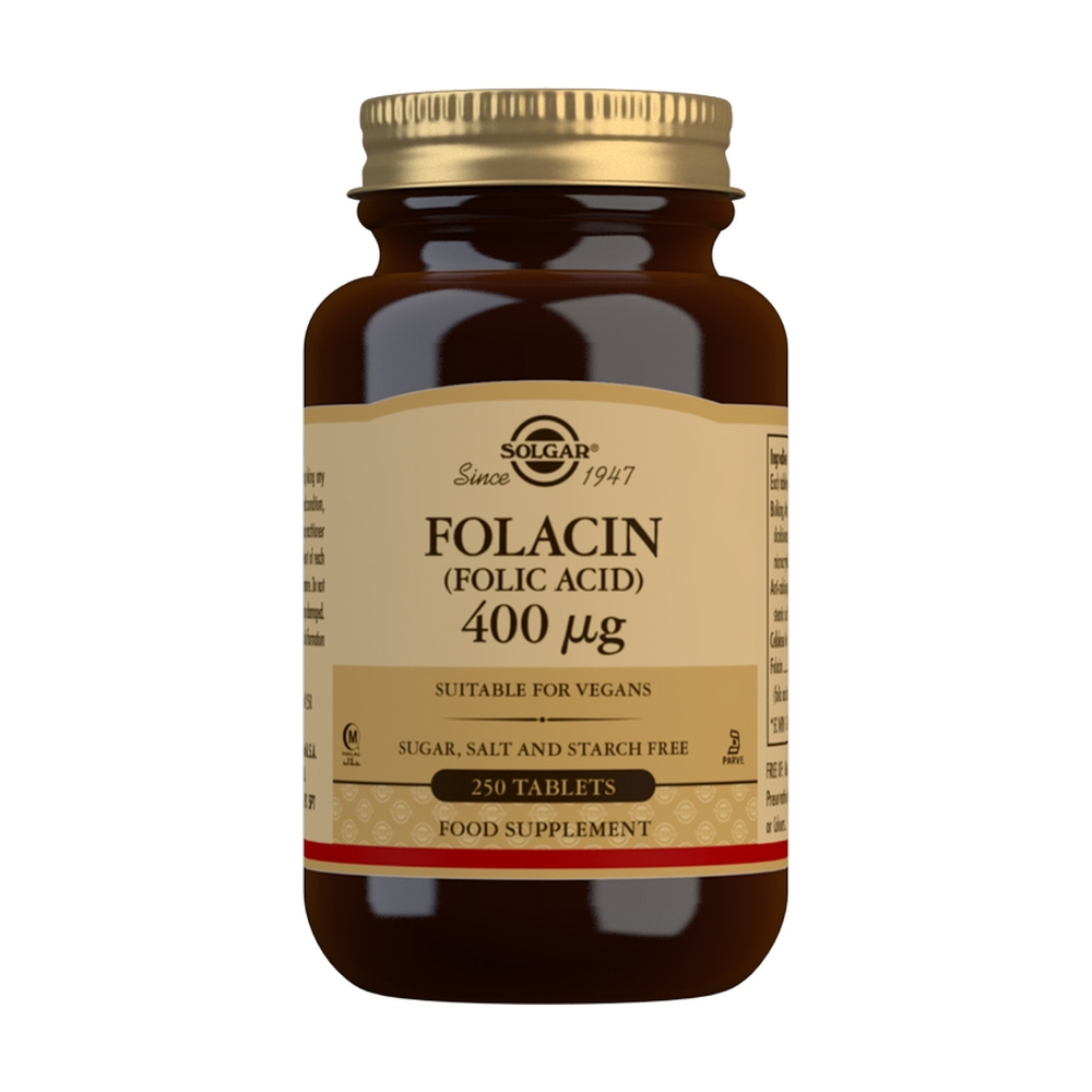Acide folique folacine 250 comprimés (400μg) | Greenweez