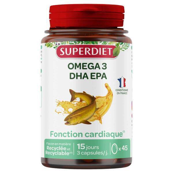 Omega 3 DHA EPA 45 capsules | Greenweez