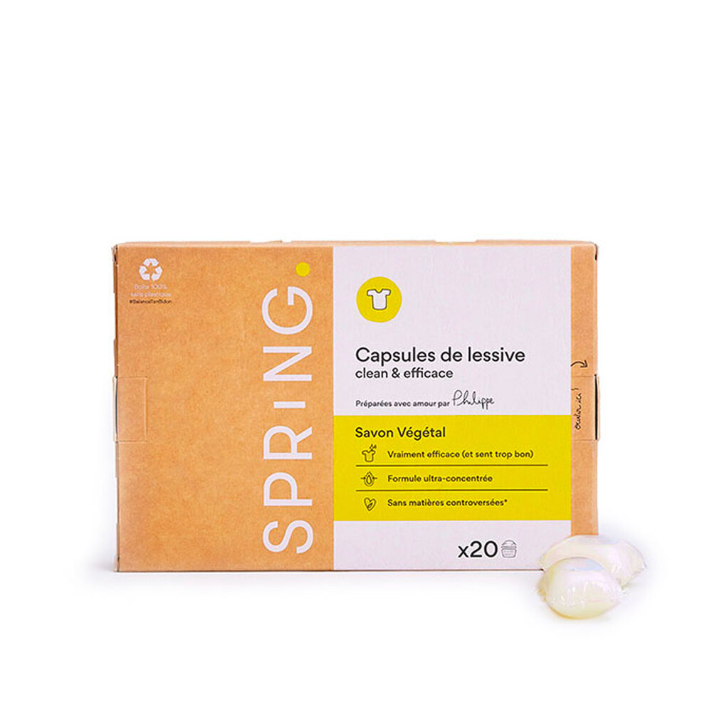 Capsules de lessive savon végétal x20 | Greenweez