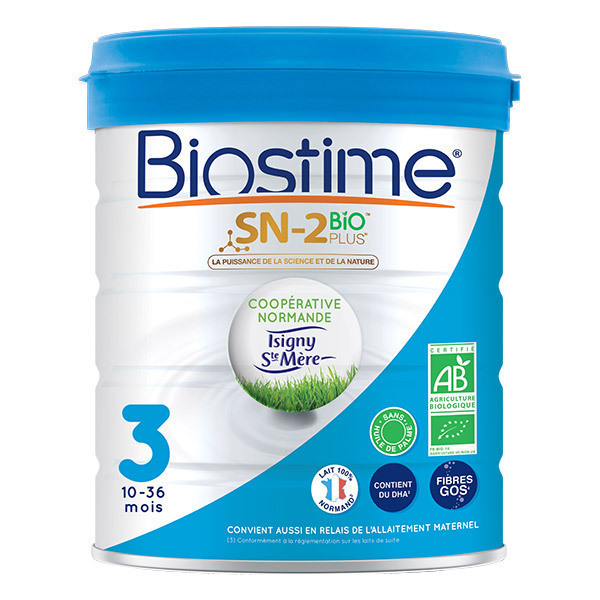 Lait infantile 3ème âge Biostime SN-2 BIO PLUS™ 800g | Greenweez