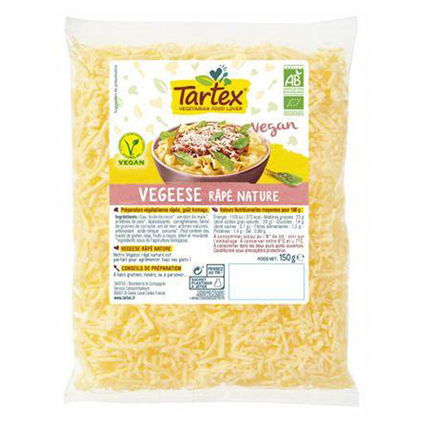 Vegeese râpé nature 150g | Greenweez
