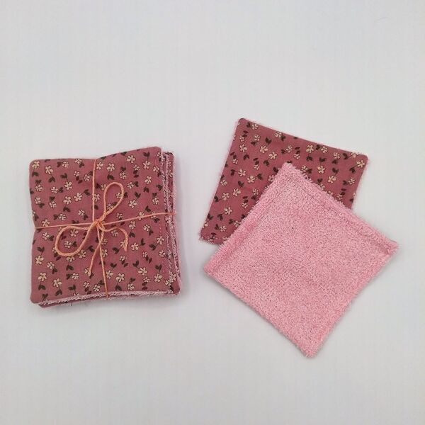 LINGETTES DEMAQUILLANTES COLORIS FLEUR ROSE | Greenweez