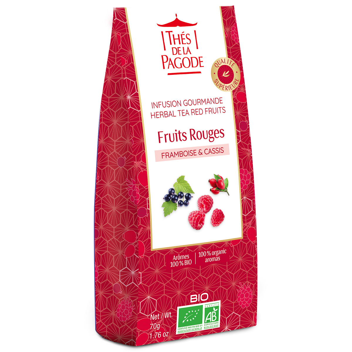 Infusion fruits rouges bio 70g | Greenweez