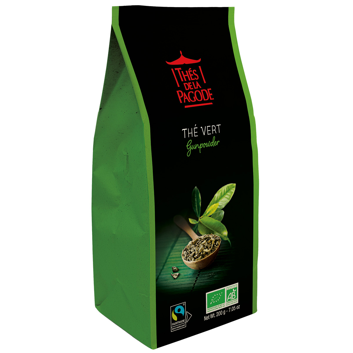 Thé vert Gunpowder bio équitable 200g | Greenweez