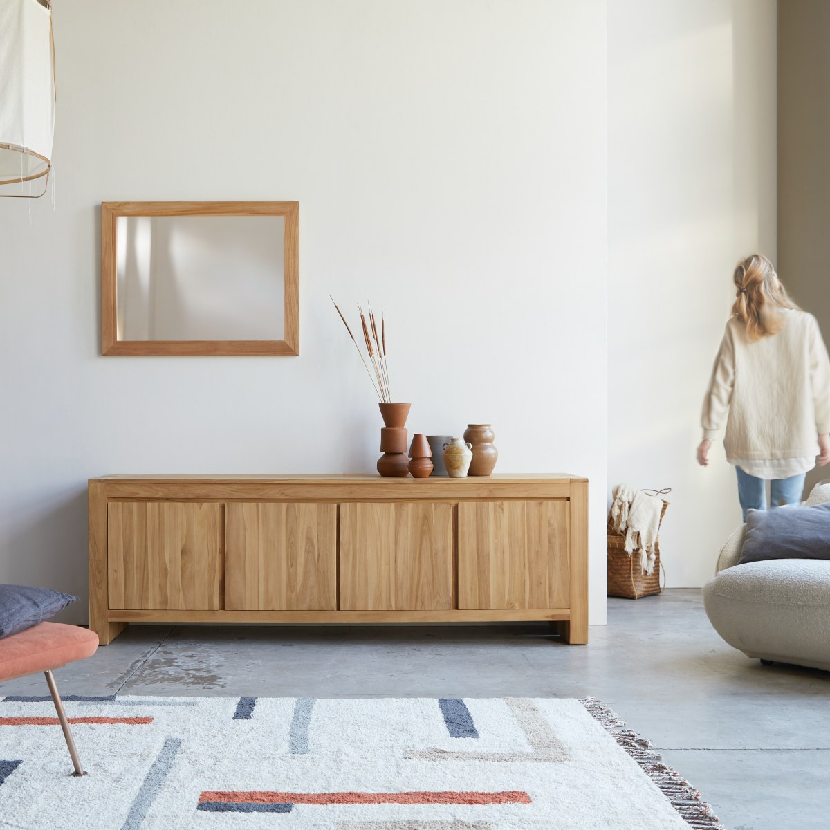 Buffet en bois de teck 210 Eden | Greenweez