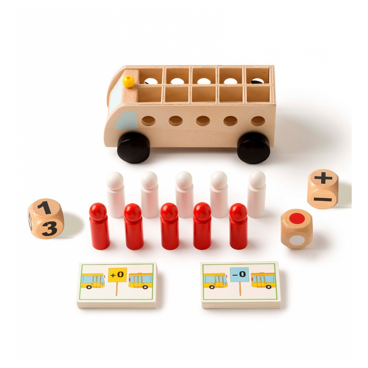 Jeux éducatif Bus mathématique - jeu Montessori | Greenweez