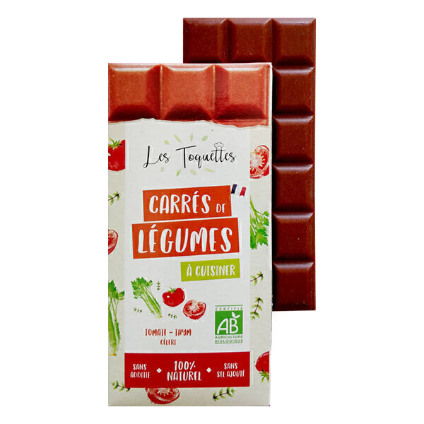 Bouillon carrés de légumes tomate thym et céleri 75g | Greenweez