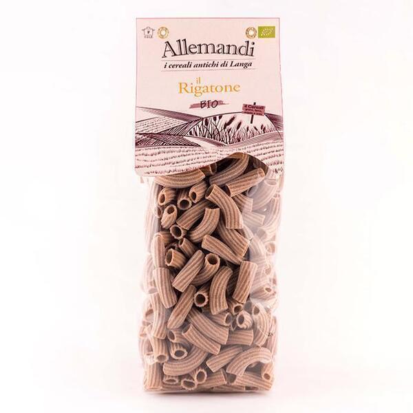 Rigatoni Pâtes avec 4 farine de céréales BIO Pâtes Allemandi Pas ...