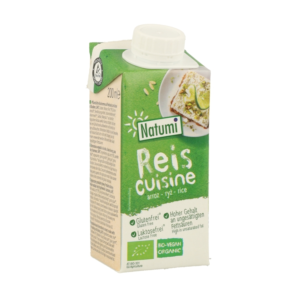 Crème de riz pour la cuisson 200 ml | Greenweez