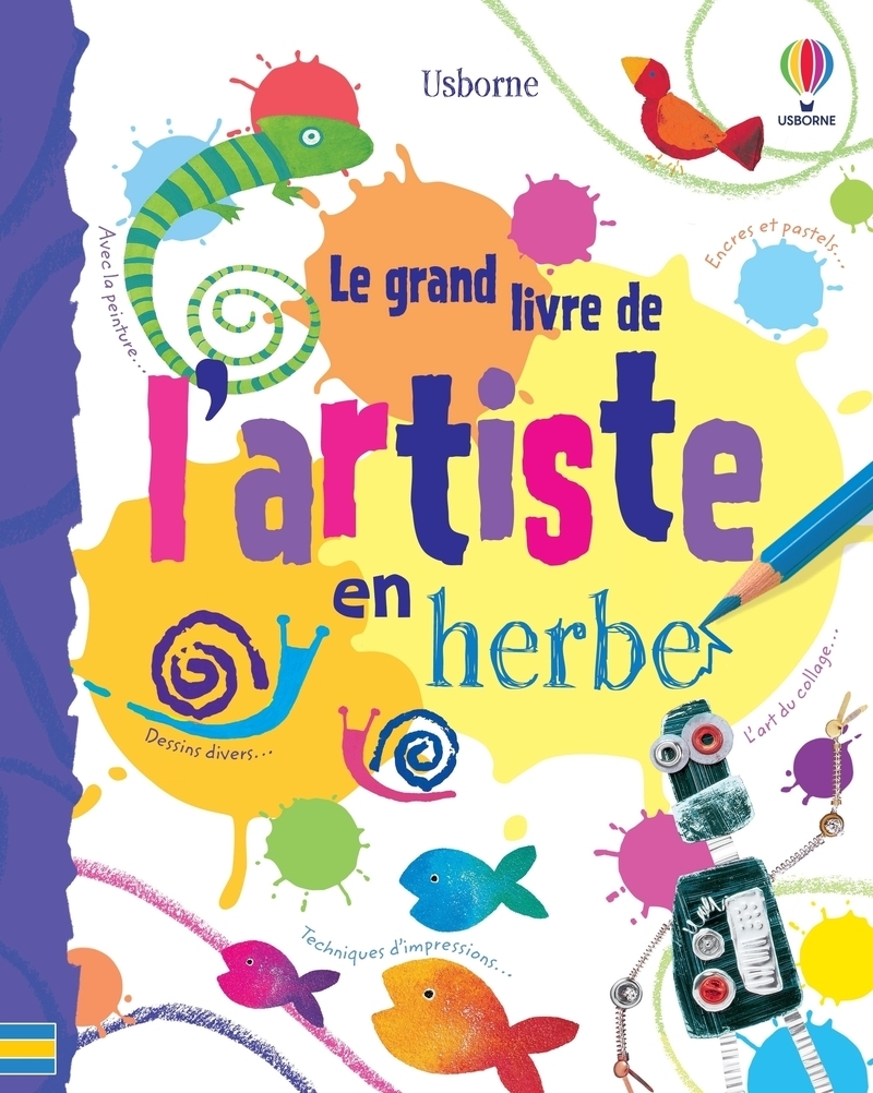 Livre Le grand livre de l'artiste en herbe - Watt Fiona | Greenweez