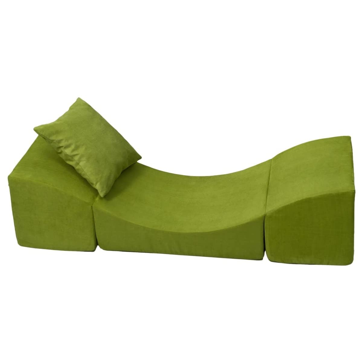 Pouf dépliant, fauteuil 3 en 1: pouf, chaise longue, table pour | Greenweez