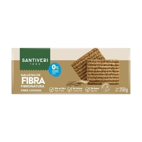 Biscuits vegan Fibronatura 250 g | Greenweez