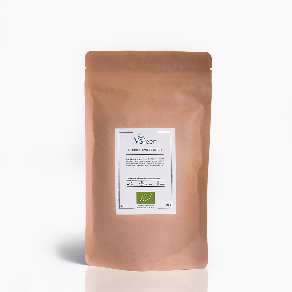 Infusion fruitée Sweet berry Bio - 100g | Greenweez