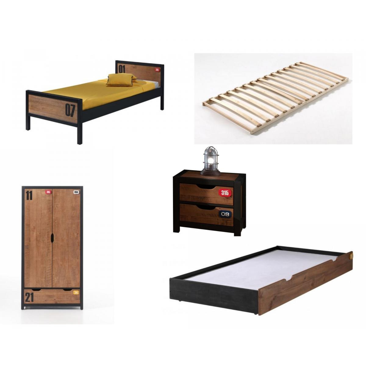 Ensemble de meubles 'Alex' armoire 2 portes | Greenweez