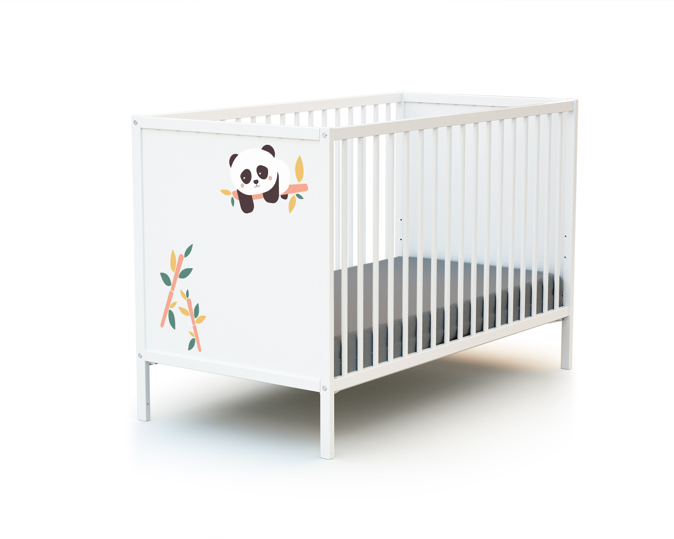 Lit bébé en bois Panda ALBA | Greenweez