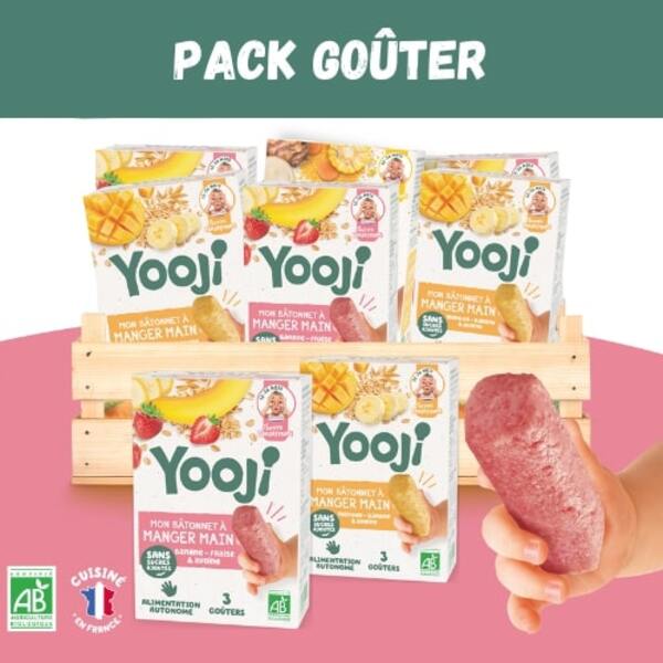 Pack spécial goûter DME Bâtonnets Fruits à Manger Main BIO | Greenweez