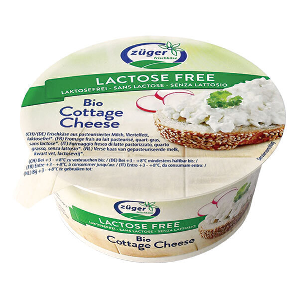 Cottage cheese fromage frais sans lactose bio 150g | Greenweez
