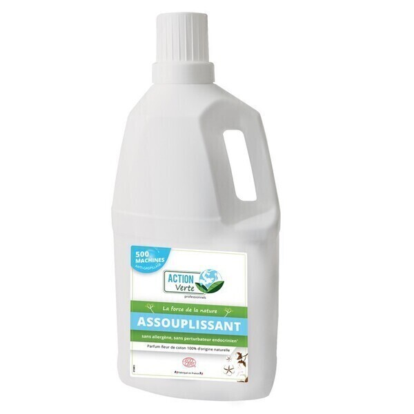 Action verte assouplissant concentré 500 machines Ecocert | Greenweez