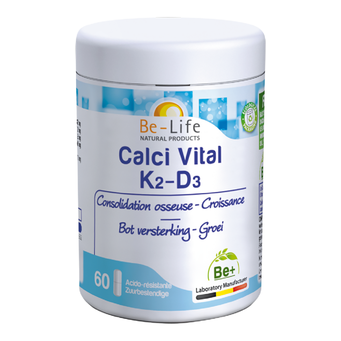 Calci Vital K2-D3 60 gélules | Greenweez