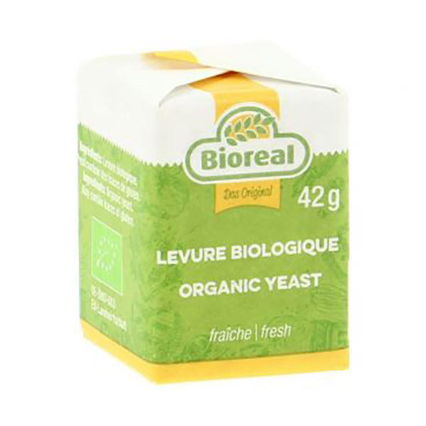 Bioréal Levure fraîche en cube bio 42g | Greenweez