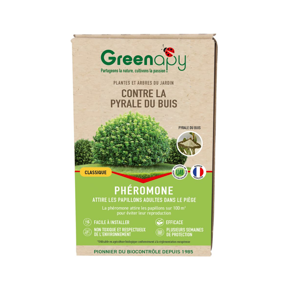 Phéromone Pyrale du buis (2 capsules) | Greenweez