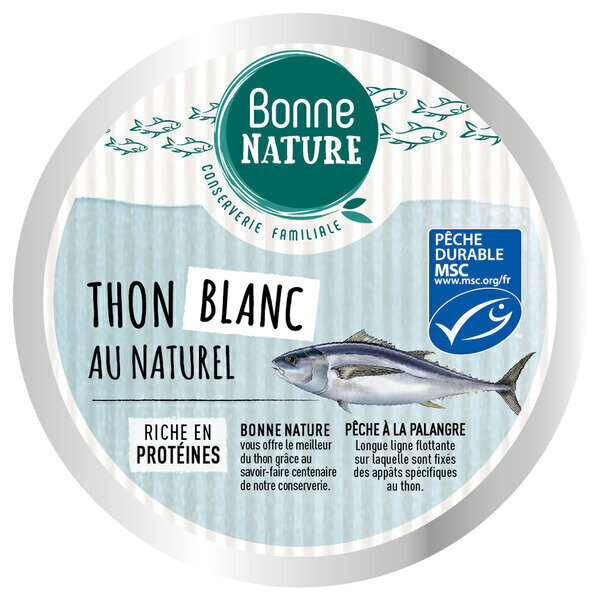 Thon blanc au naturel 160g | Greenweez