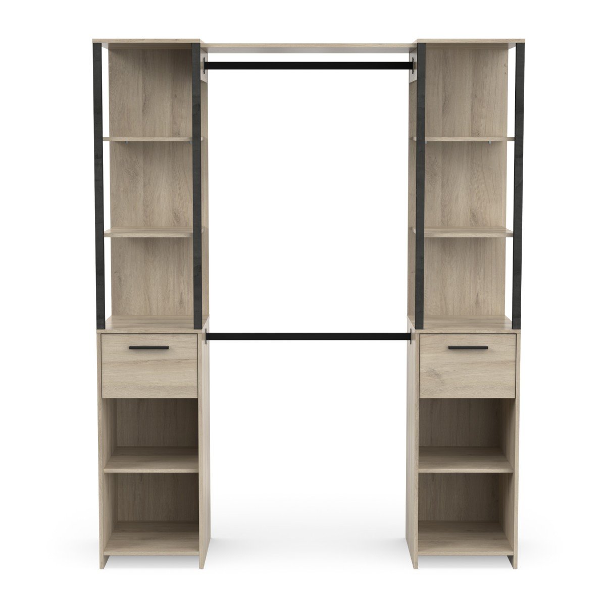 Kit dressing 2 colonnes, 1 tiroir et 3 rayons L37cm - GARY | Greenweez