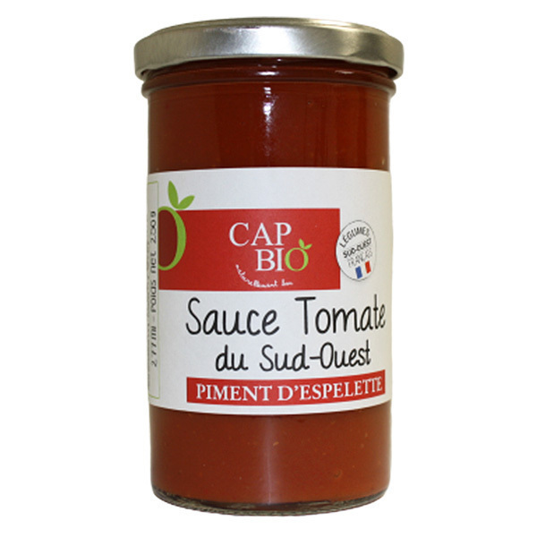 Sauce Tomate au piment d'Espelette BIO Origine Sud Ouest | Greenweez