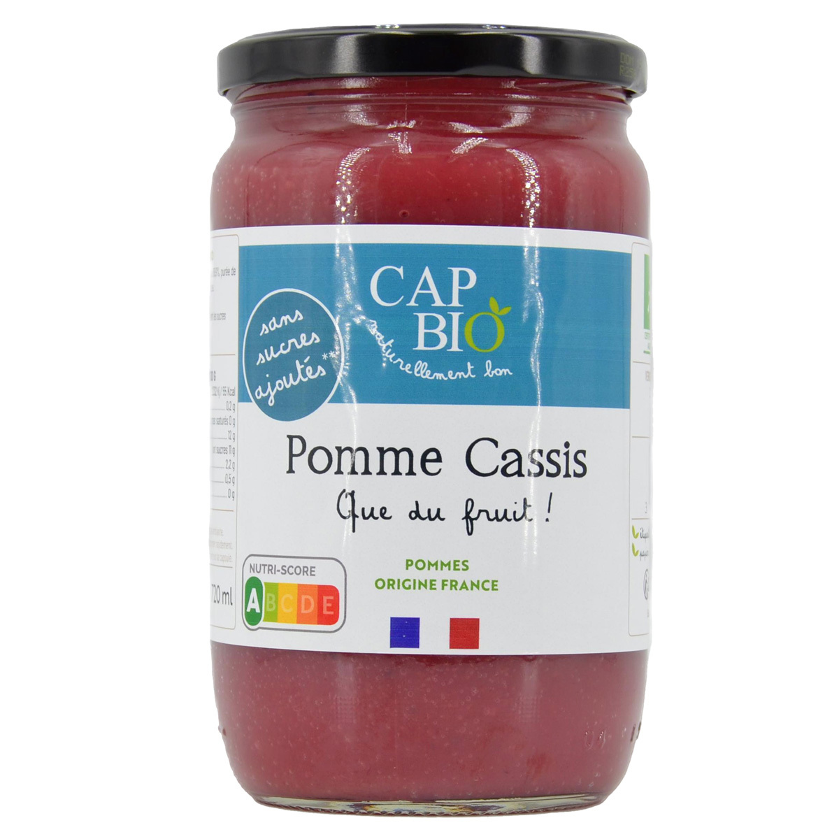 Purée de pomme cassis bio 670g | Greenweez