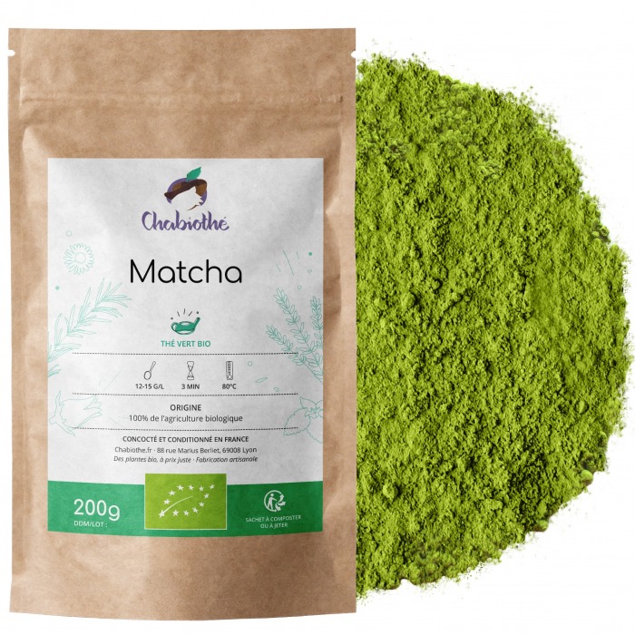 Thé vert matcha Bio 200g - Japon | Greenweez
