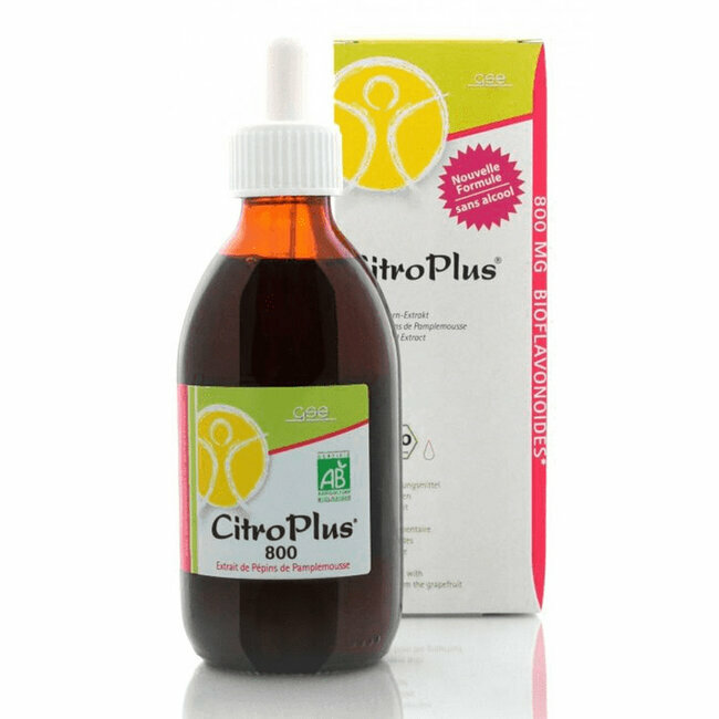 Citro Plus 800mg sans alcool - Pépins de Pamplemousse Bio 250ml | Greenweez