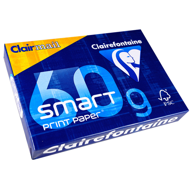 Ramette 500 Feuilles Smart 60g A4 Certifié FSC Blanc x 5 | Greenweez