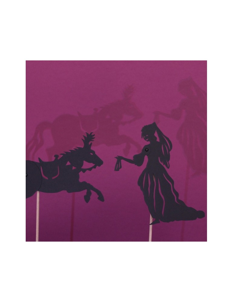 Ombres articulées - La princesse et le cheval | Greenweez