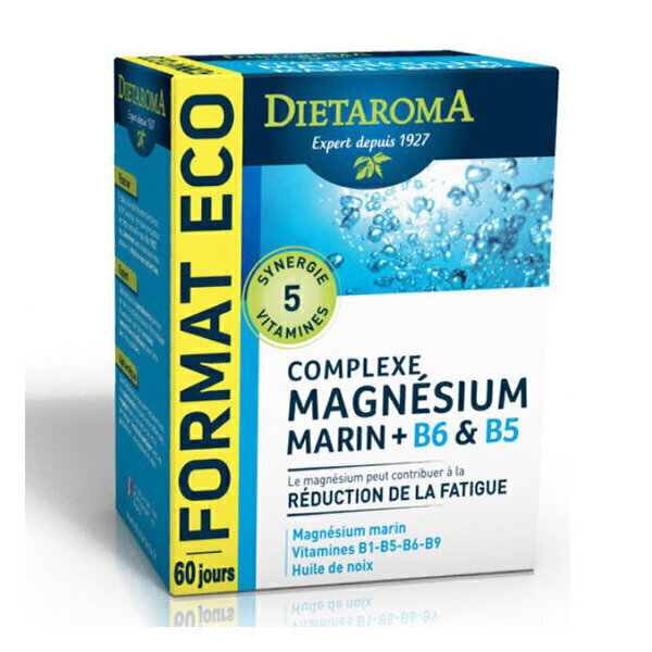 Complexe Magnesium Marin B6 B5 - Format eco 120 capsules | Greenweez