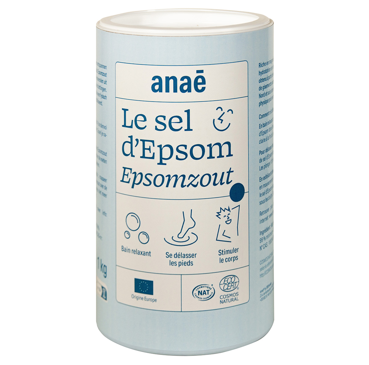 Sel d'Epsom 1kg | Greenweez
