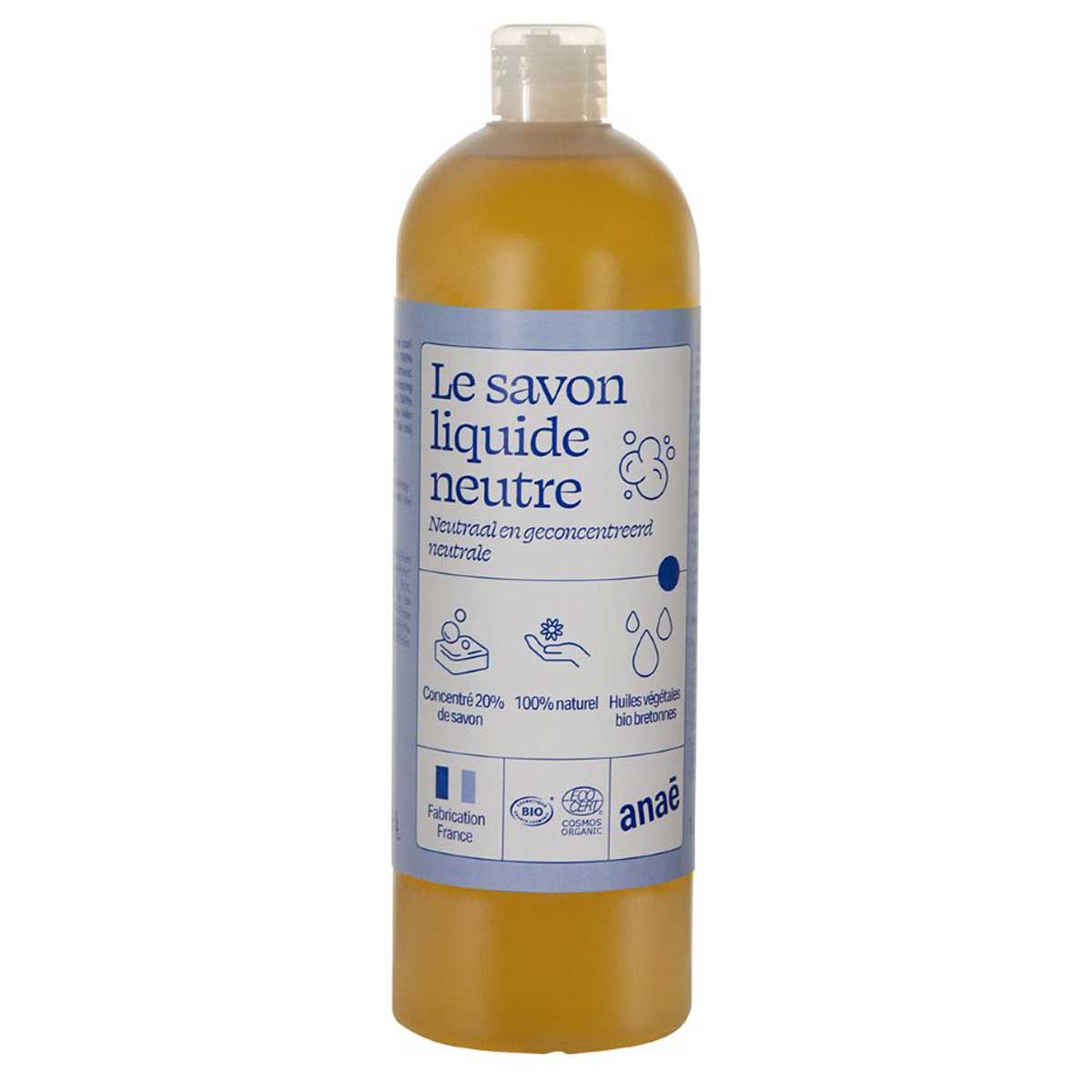 Savon liquide neutre - 1 Litre | Greenweez