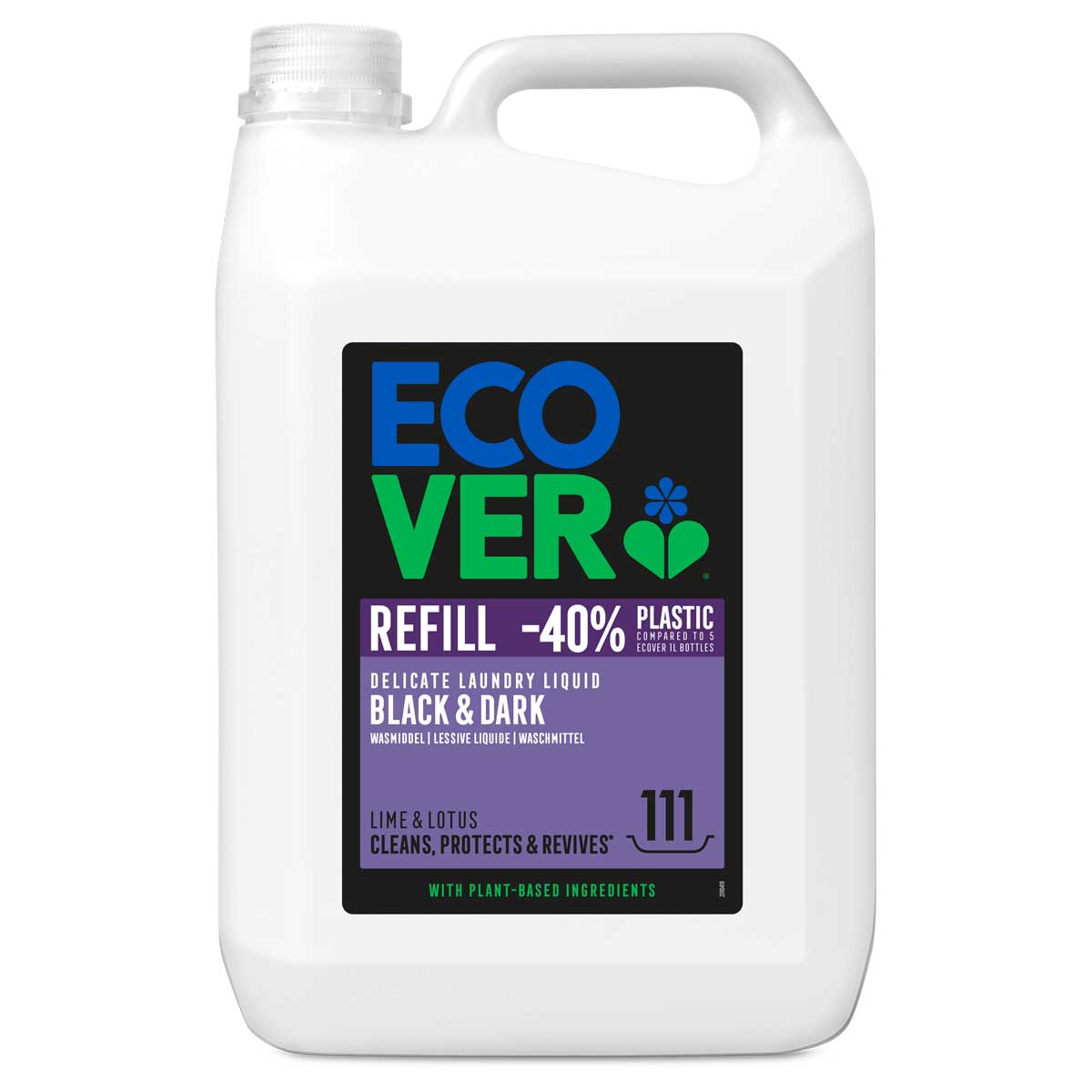 Lessive liquide linge noir et foncé 5L | Greenweez